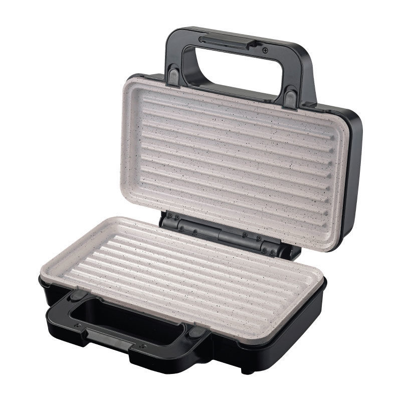 Primo PRSM-40383 Τοστιέρα με Κεραμικές ''marble'' γκριλ Αποσπώμενες Πλάκες 900W Μαύρo-Inox (400383)